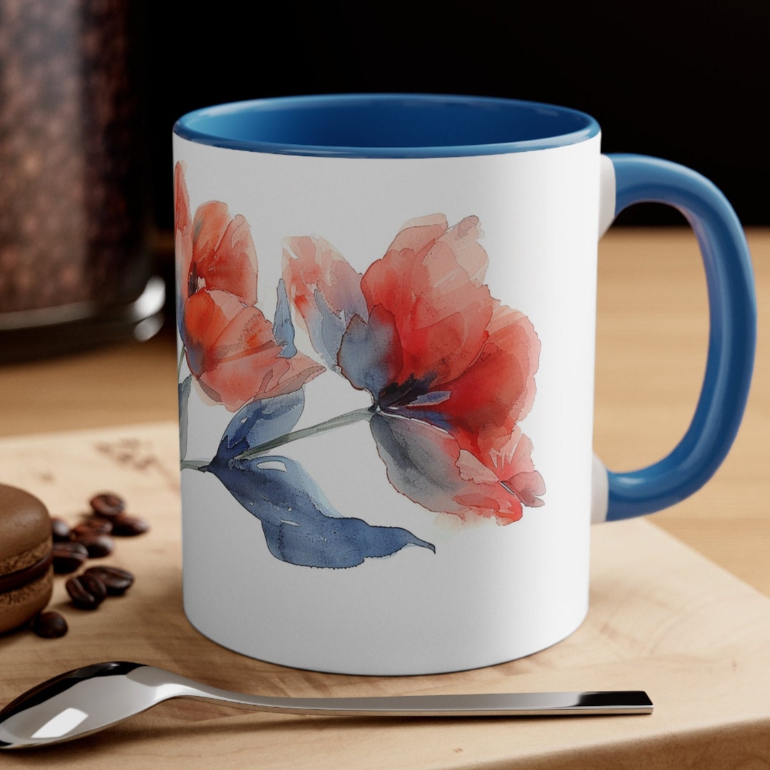 Tulips Mug - Coffee Mug, Tea Mug, Nature, Present, Gift, Birthday ...