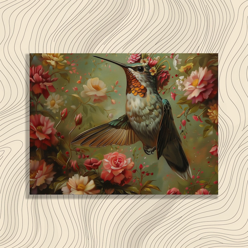 Hummingbird Wall Art - Etsy