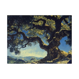 Cork Oak Trees Canvas Wall Art, Stunning Portugal Landscape Painting ...