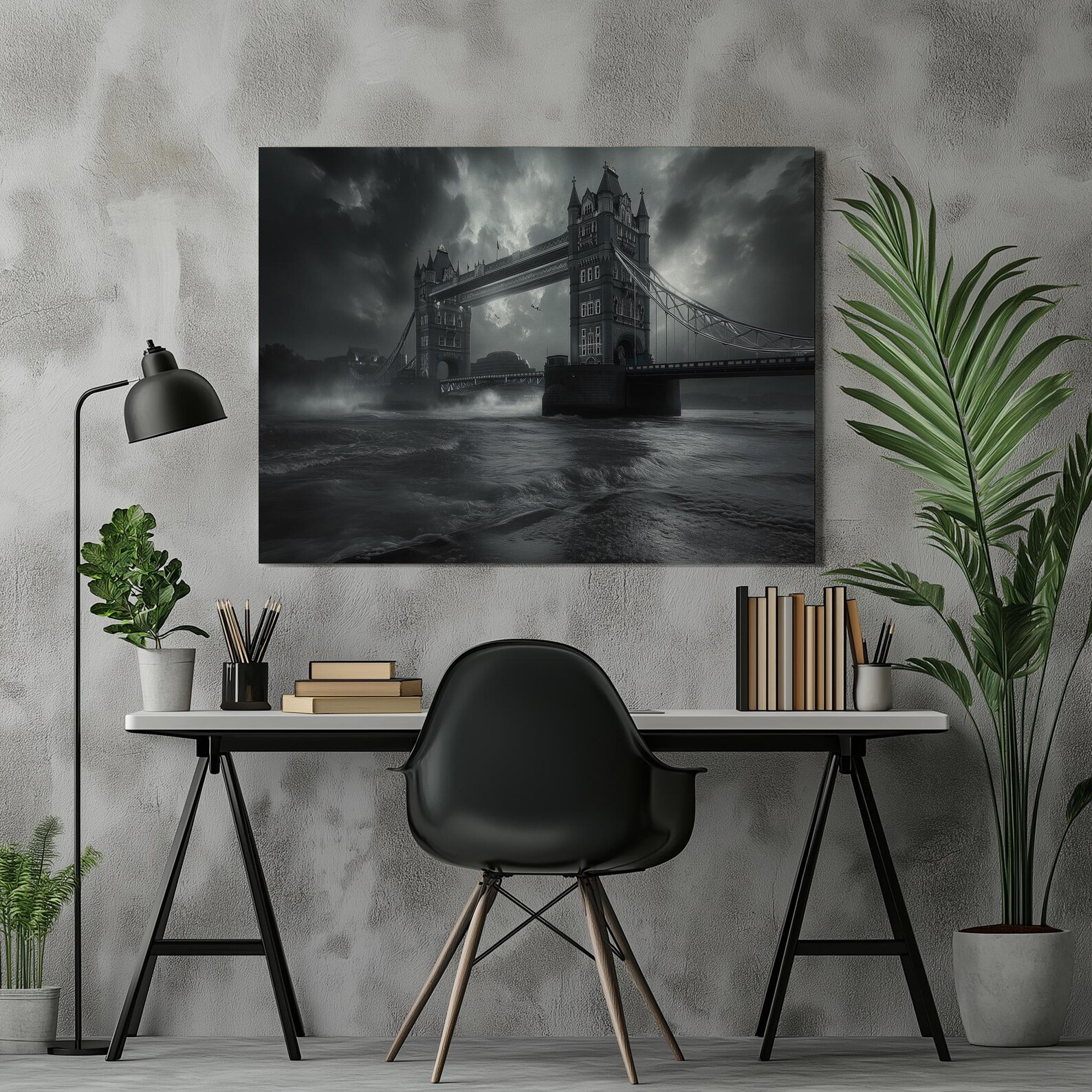 Stunning Tower Bridge Canvas Wall Art, Beautiful Vintage Design for ...