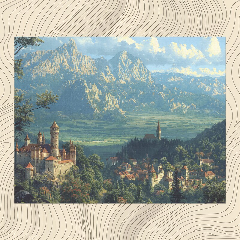 German Landscape - Etsy