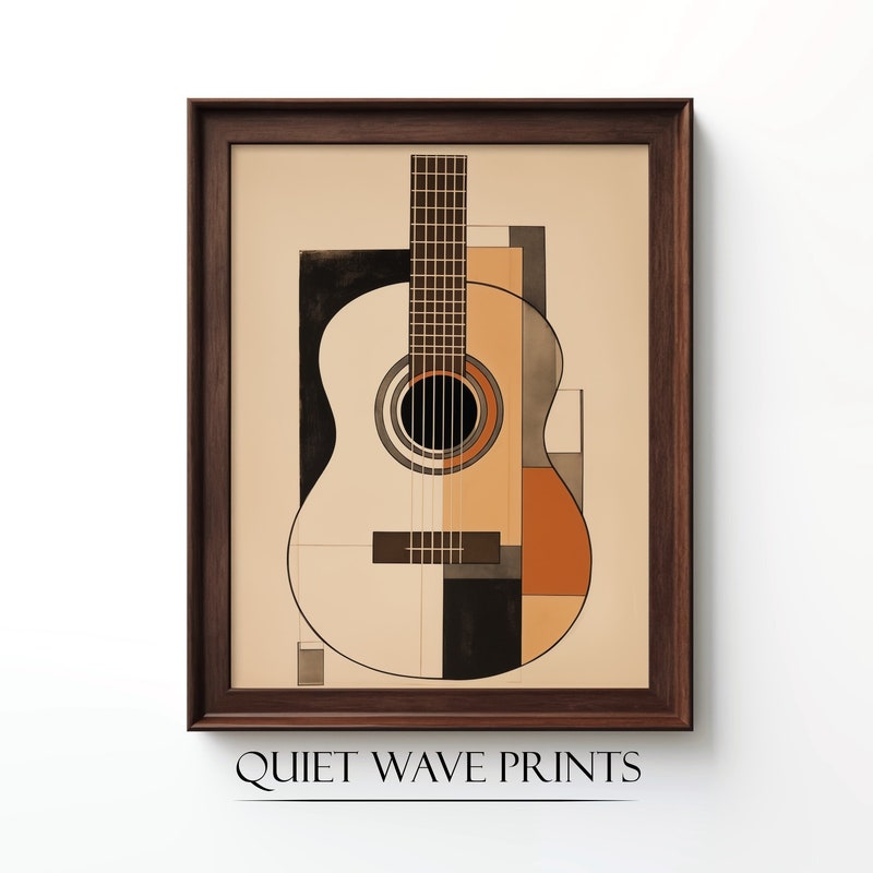 Abstract Guitar Art - Etsy