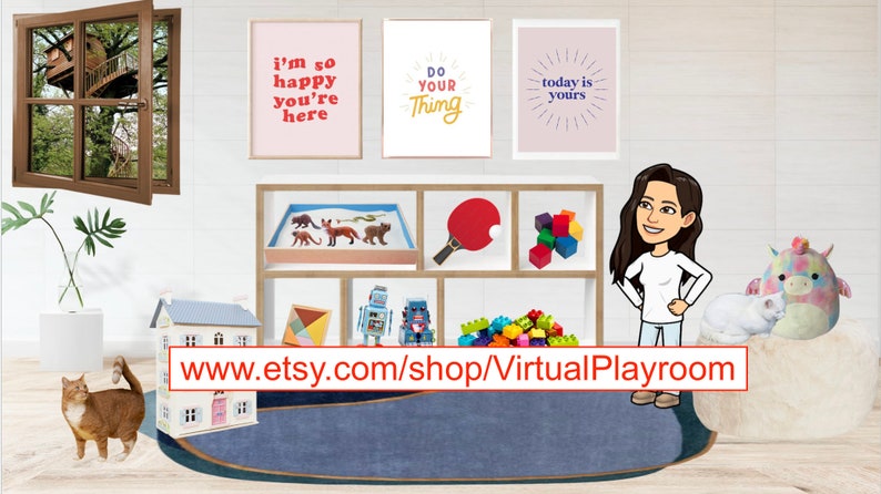 Virtual Playroom Therapy Room Online Counseling Child Play Therapist ...