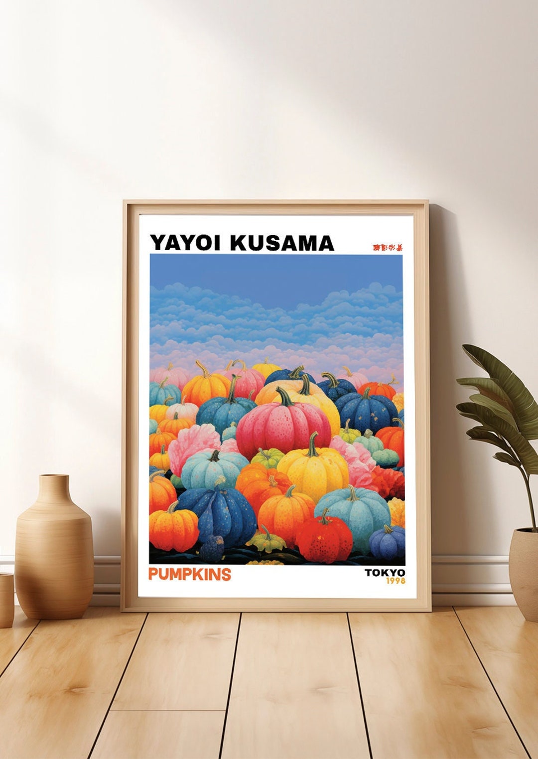 Buy Yayoi Kusama Poster, Yayoi Kusama Pumpkin Print,yayoi Kusama Print ...