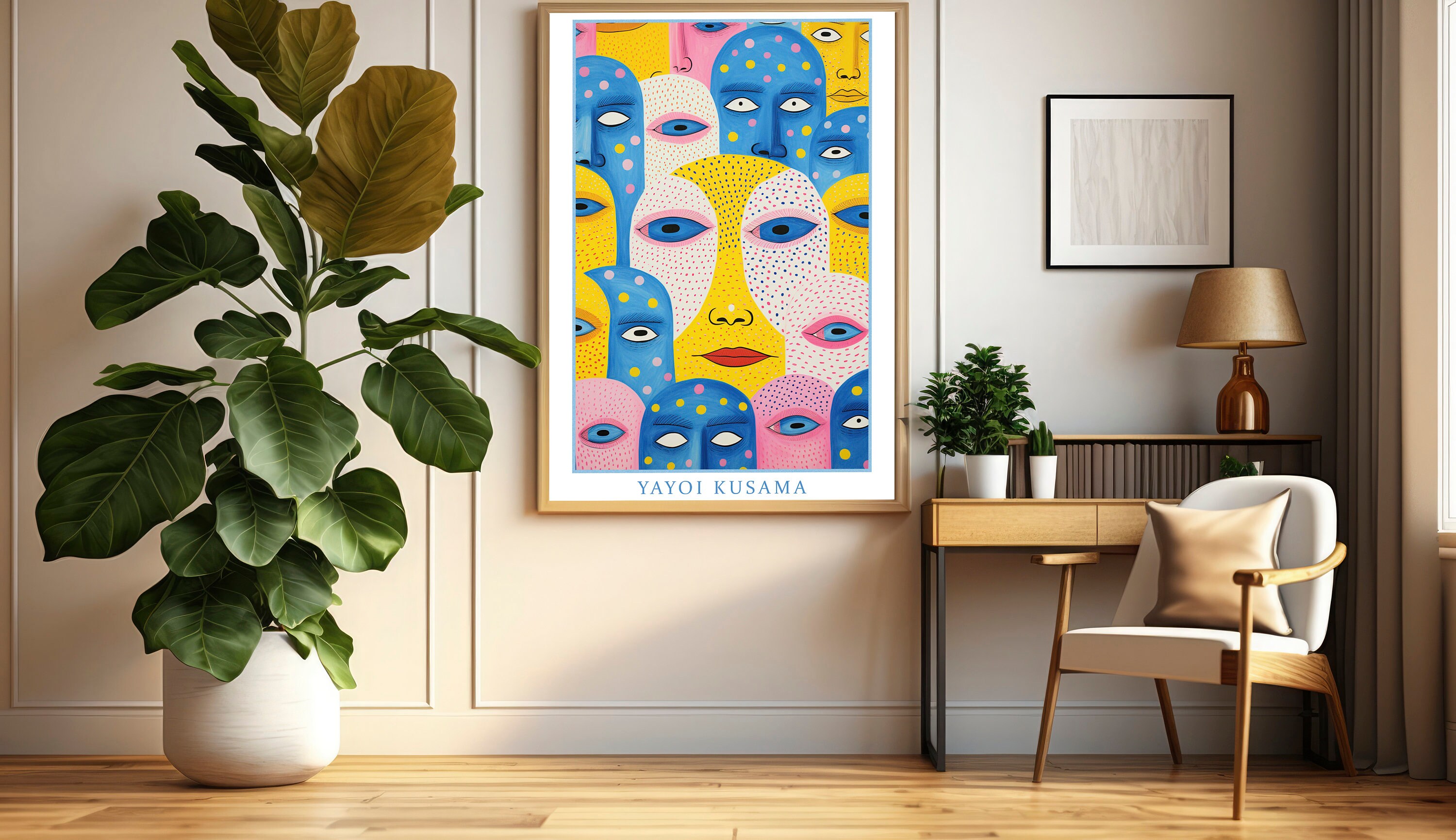 Yayoi Kusama Poster,yayoi Kusama Face Print,yayoi Kusama Print,kusama ...