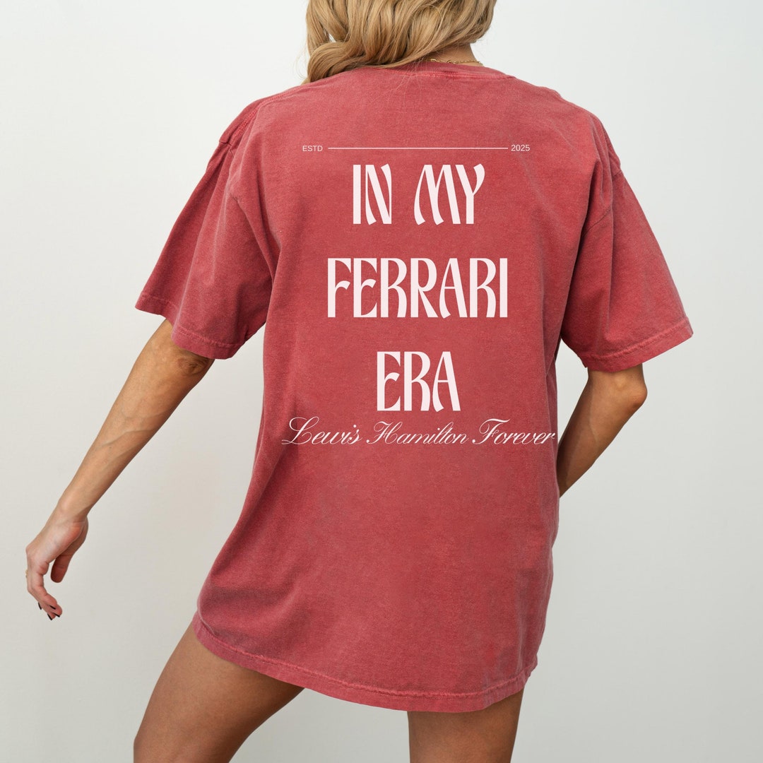Formula 1, Lewis Hamilton, Ferrari Era Unisex T-shirt, Ferrari Merch ...