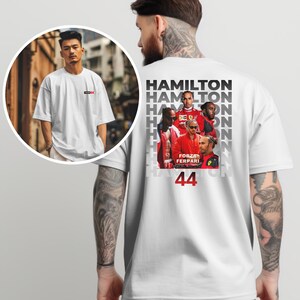 Hamilton Ferrari Hoodie, Racing Fan Hoodie, Lewis Hamilton Fan Gift ...