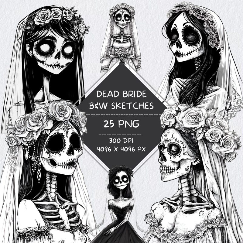 Corpse Bride Card - Etsy
