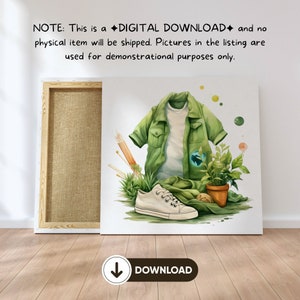 Watercolor Earth Day Clipart, Environment Clipart, Eco Friendly Clipart ...