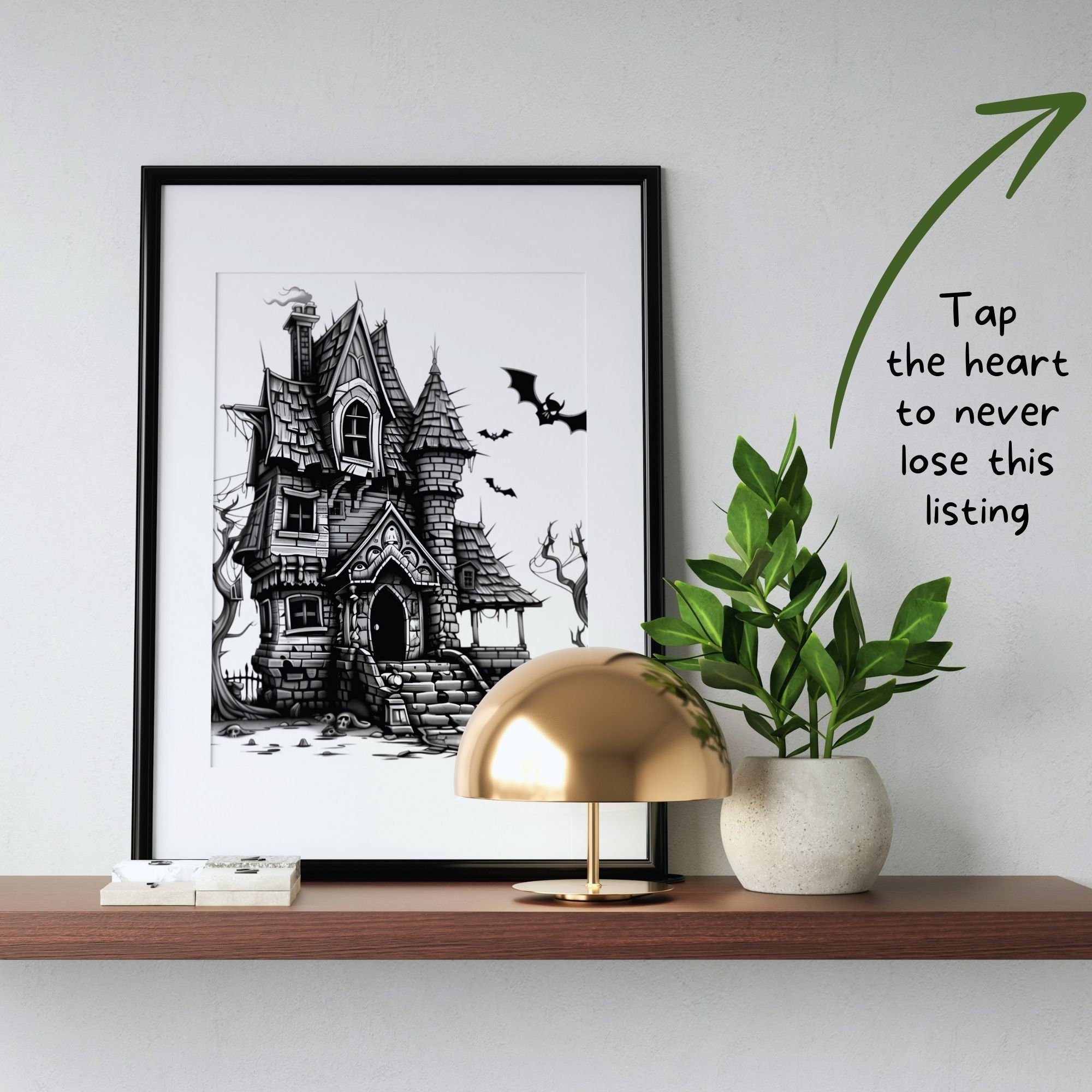 Vintage Haunted House Clipart, Haunted Mansion With Spooky Tree Clipart ...
