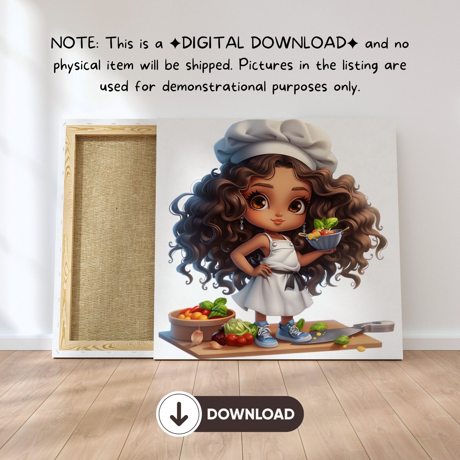 Cute Chibi Woman Chef Clipart, Female Chef Clipart, Chibi Girl Clipart ...