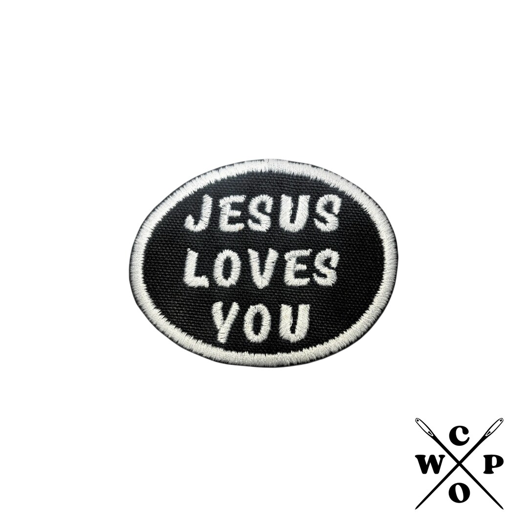 Jesus Loves You Patch - Etsy