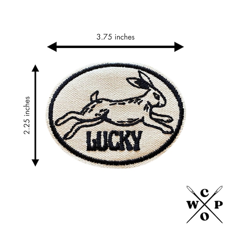 Lucky Rabbit Patch - Etsy