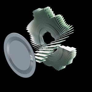 Parametric Radial Art Νο13/circular/spiral/digital File for CNC Cutting ...