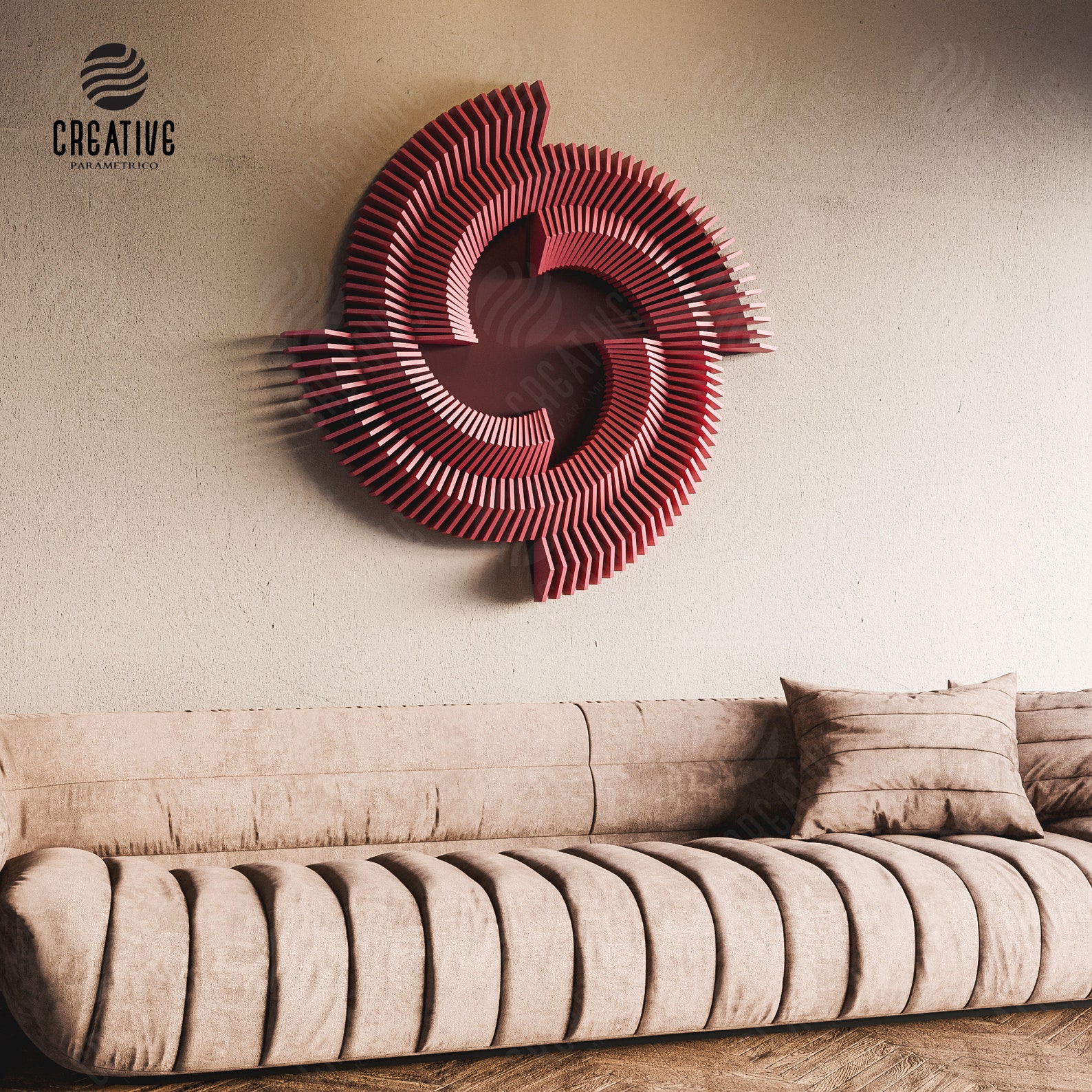 Parametric Radial Art Νο23/circular/helix/spiral/digital File for CNC ...