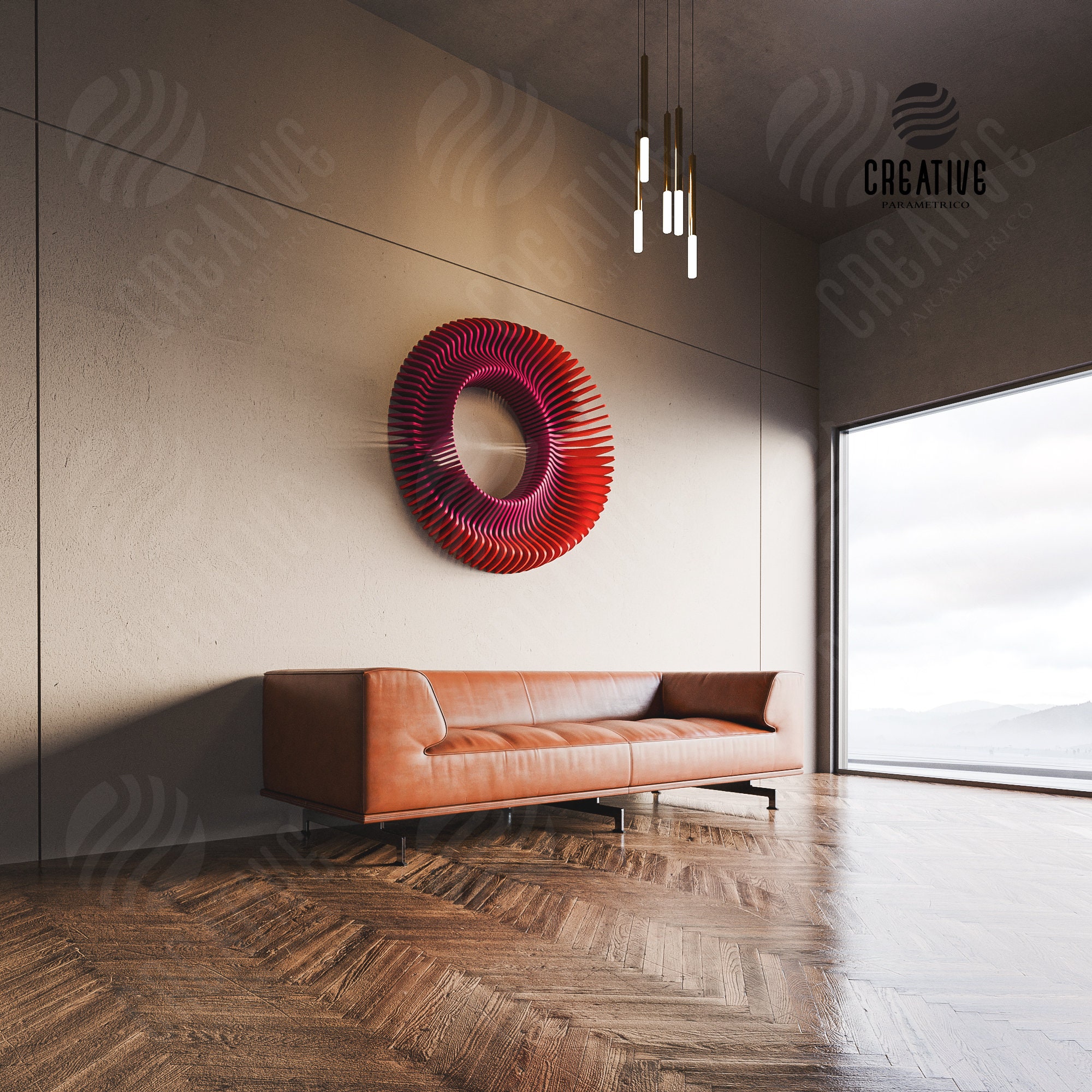 Parametric Radial Art Νο6/circular/helix/spiral/digital File for CNC ...