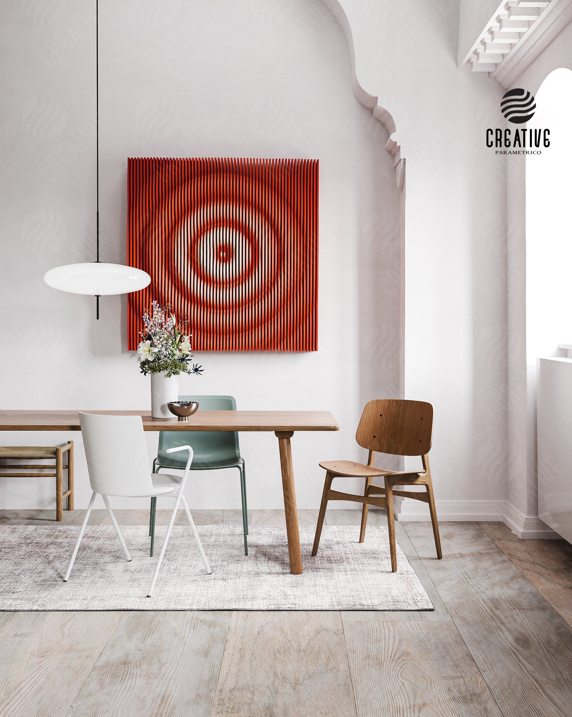 Parametric Wall Art Νο9 / Digital File for CNC Cutting / Wall Décor ...