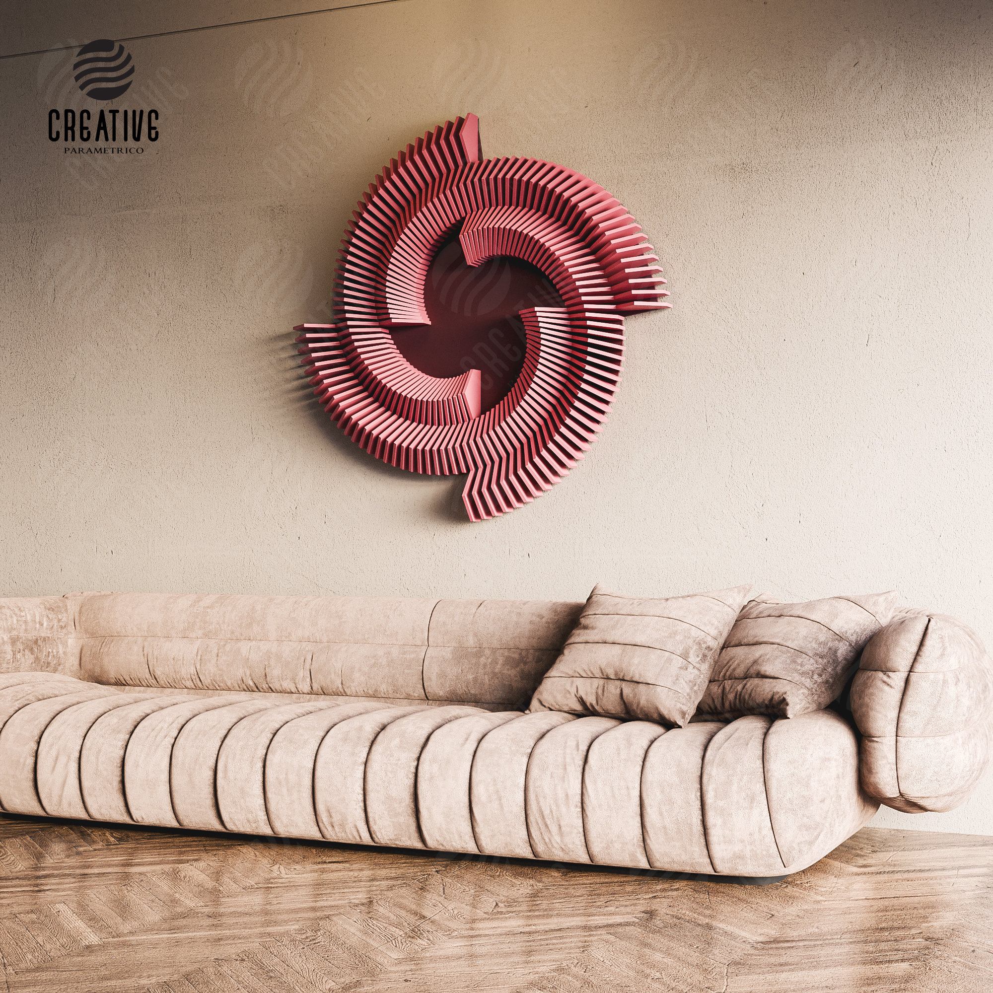 Parametric Radial Art Νο23/circular/helix/spiral/digital File for CNC ...