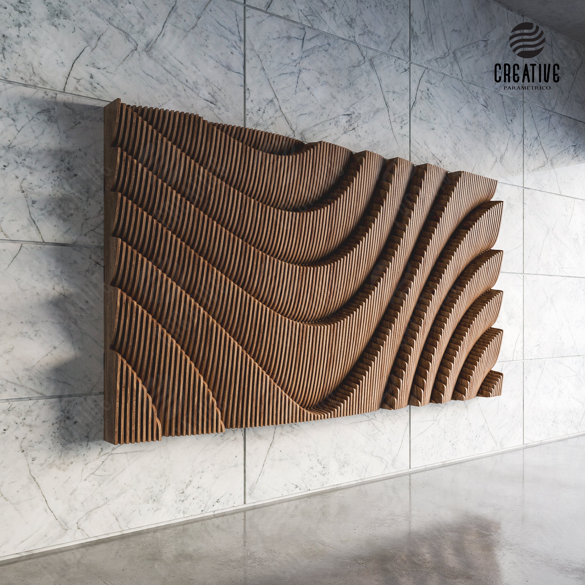 Parametric Wall Art Νο23 / Digital File for CNC Cutting / Wall Décor ...
