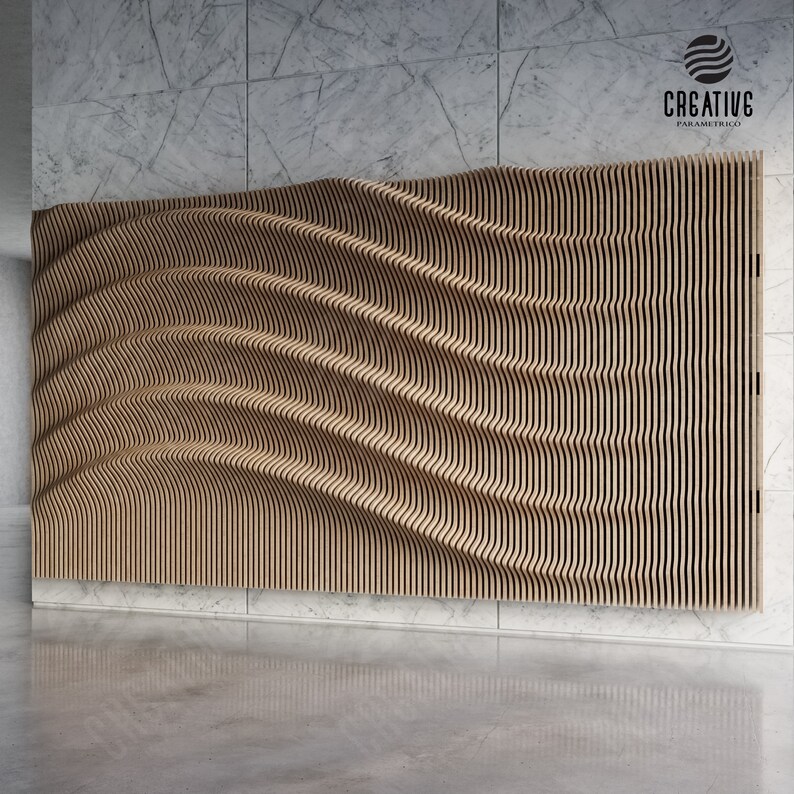 Parametric Wall Art Νο4 / Digital File for CNC Cutting / Wall Décor ...