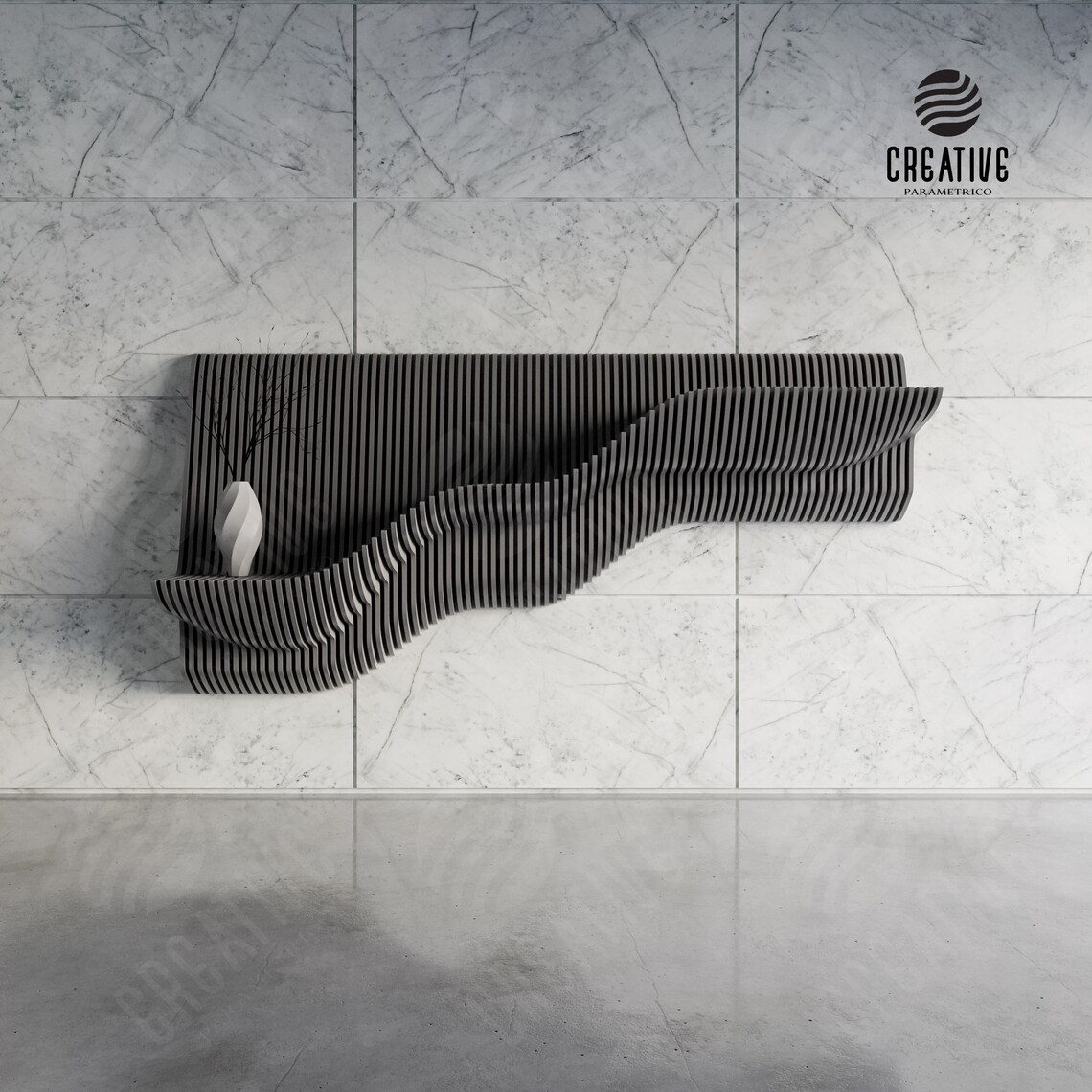 Parametric Shelf Νο2 / Digital File for CNC Cutting / Wall Décor Design ...