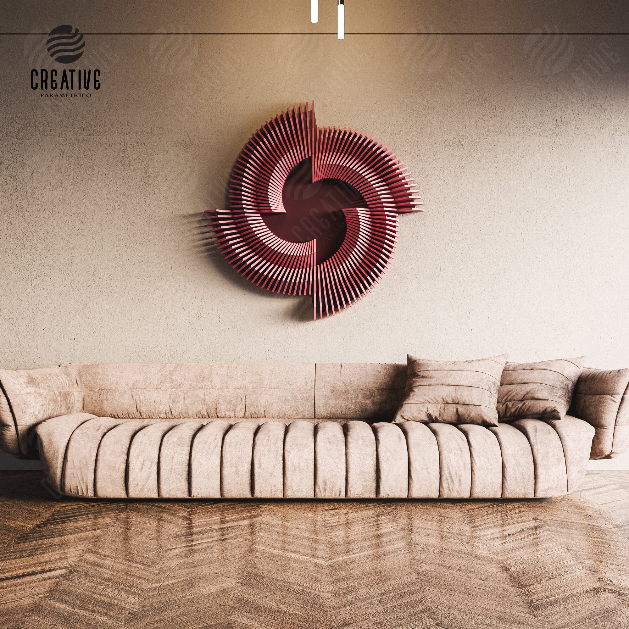 Parametric Radial Art Νο23/circular/helix/spiral/digital File for CNC ...