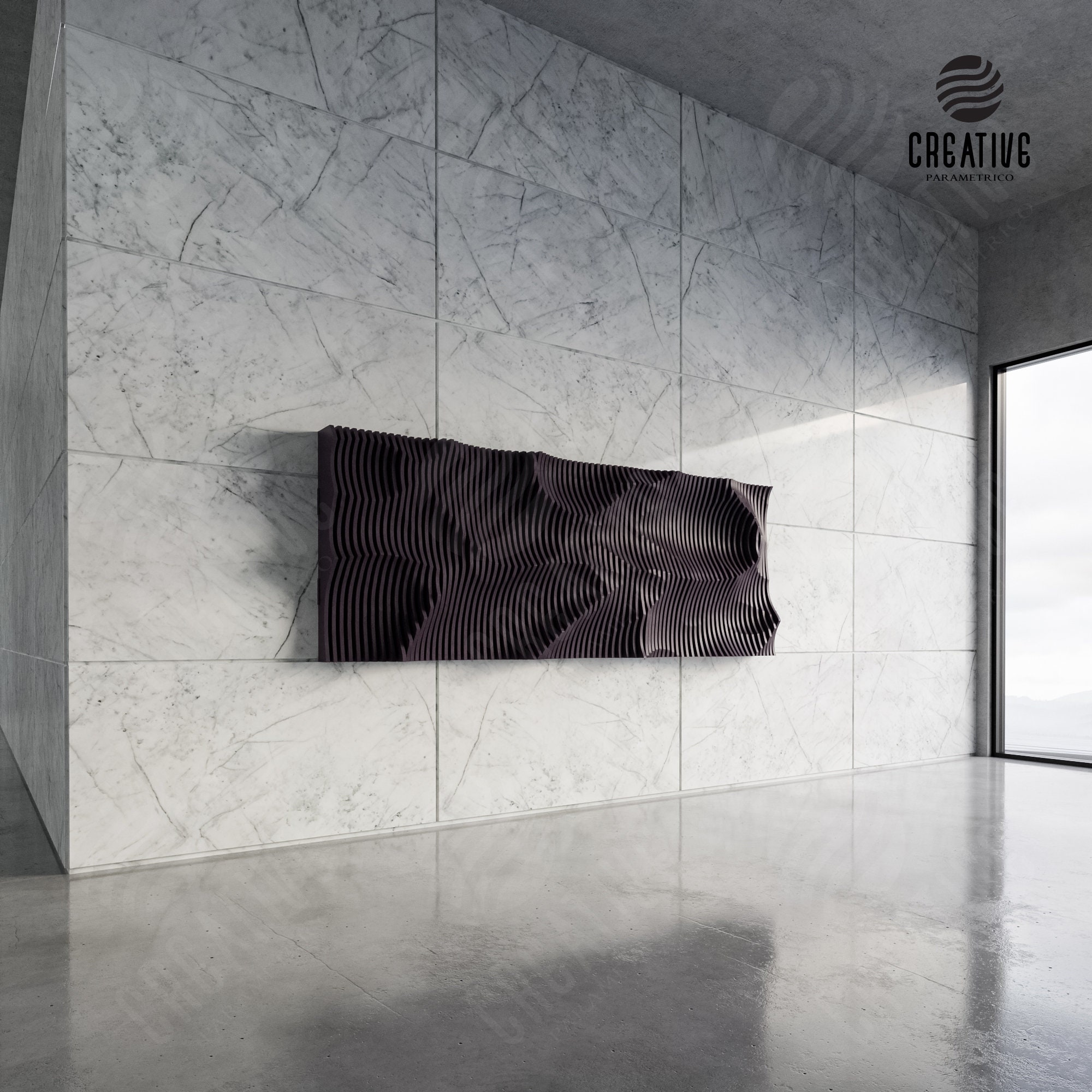 Parametric Wall Art Νο3 / Digital File for CNC Cutting / Wall Décor ...