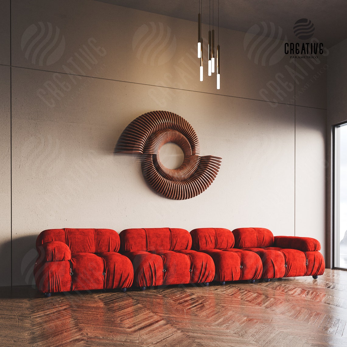 Parametric Radial Art Νο5/circular/helix/spiral/digital File for CNC ...