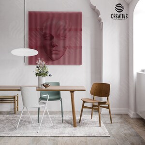 Parametric Human Head Νο2 female/digital File for CNC Cutting/wall ...