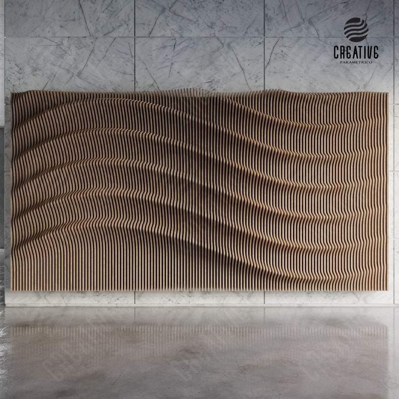 Parametric Wall Art Νο4 / Digital File for CNC Cutting / Wall Décor ...