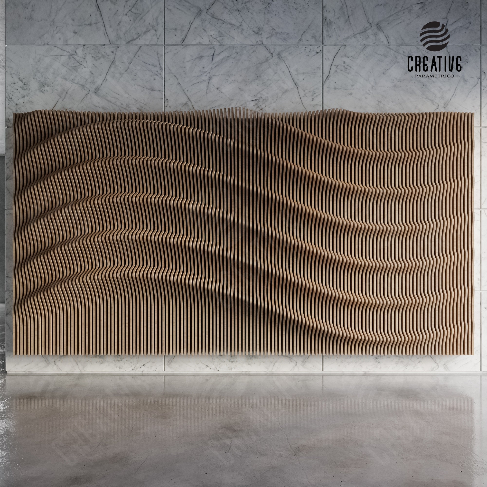 Parametric Wall Art Νο4 / Digital File for CNC Cutting / Wall Décor ...