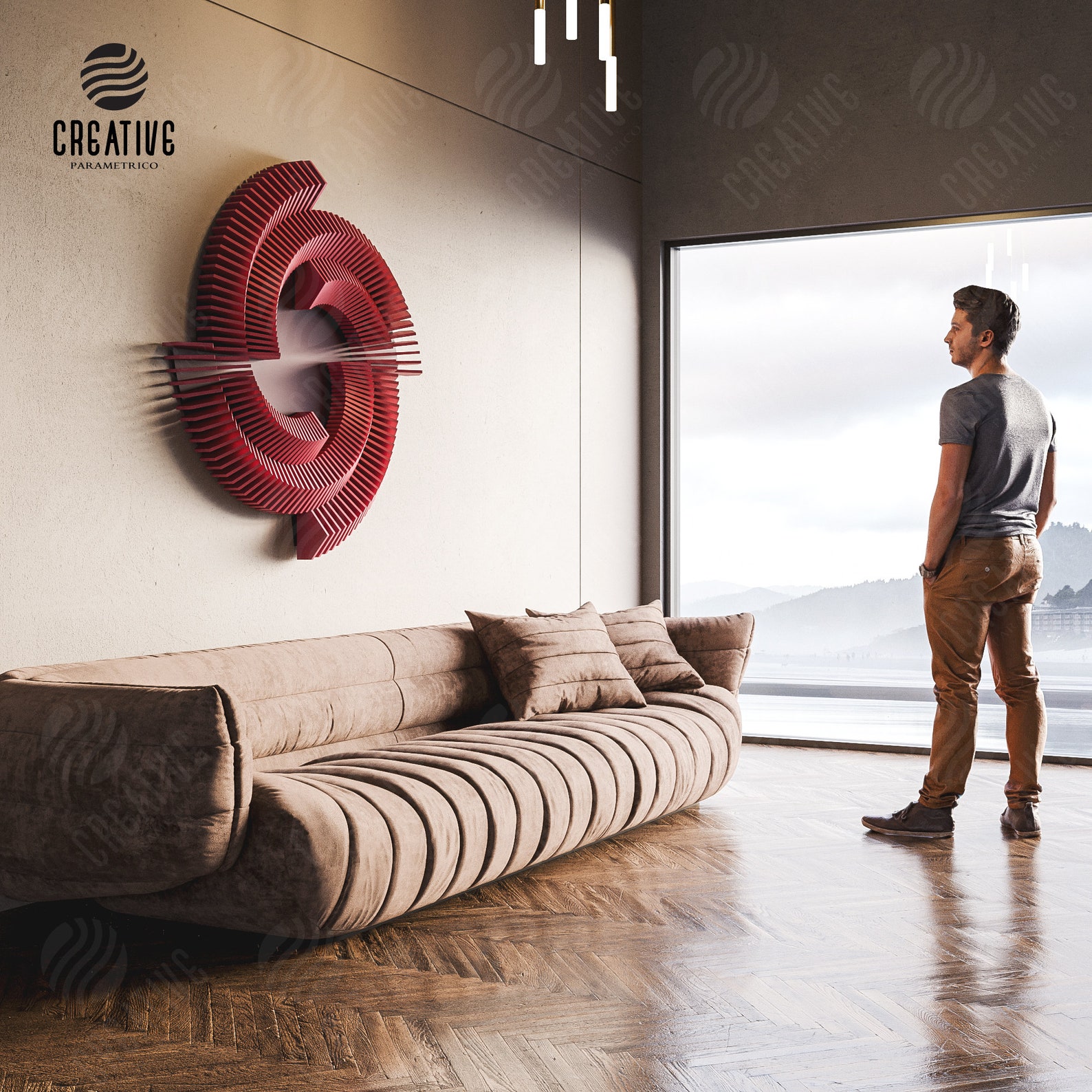 Parametric Radial Art Νο23/circular/helix/spiral/digital File for CNC ...