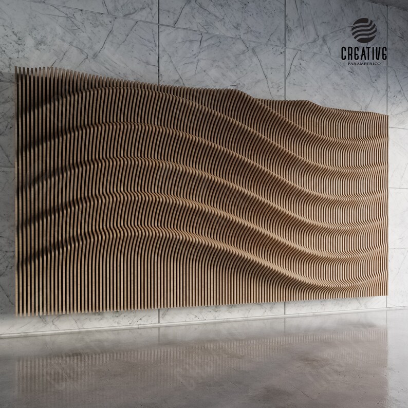 Parametric Wall Art Νο4 / Digital File for CNC Cutting / Wall Décor ...