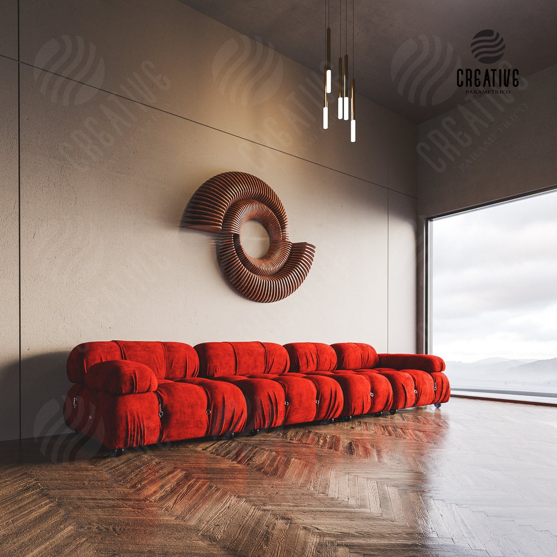 Parametric Radial Art Νο5/circular/helix/spiral/digital File for CNC ...