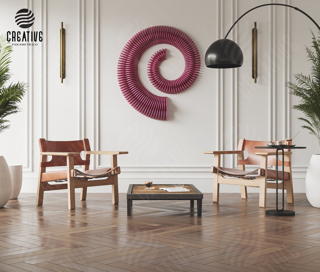 Parametric Helix Wall Art Νο2 / Spiral / Digital File for CNC Cutting ...