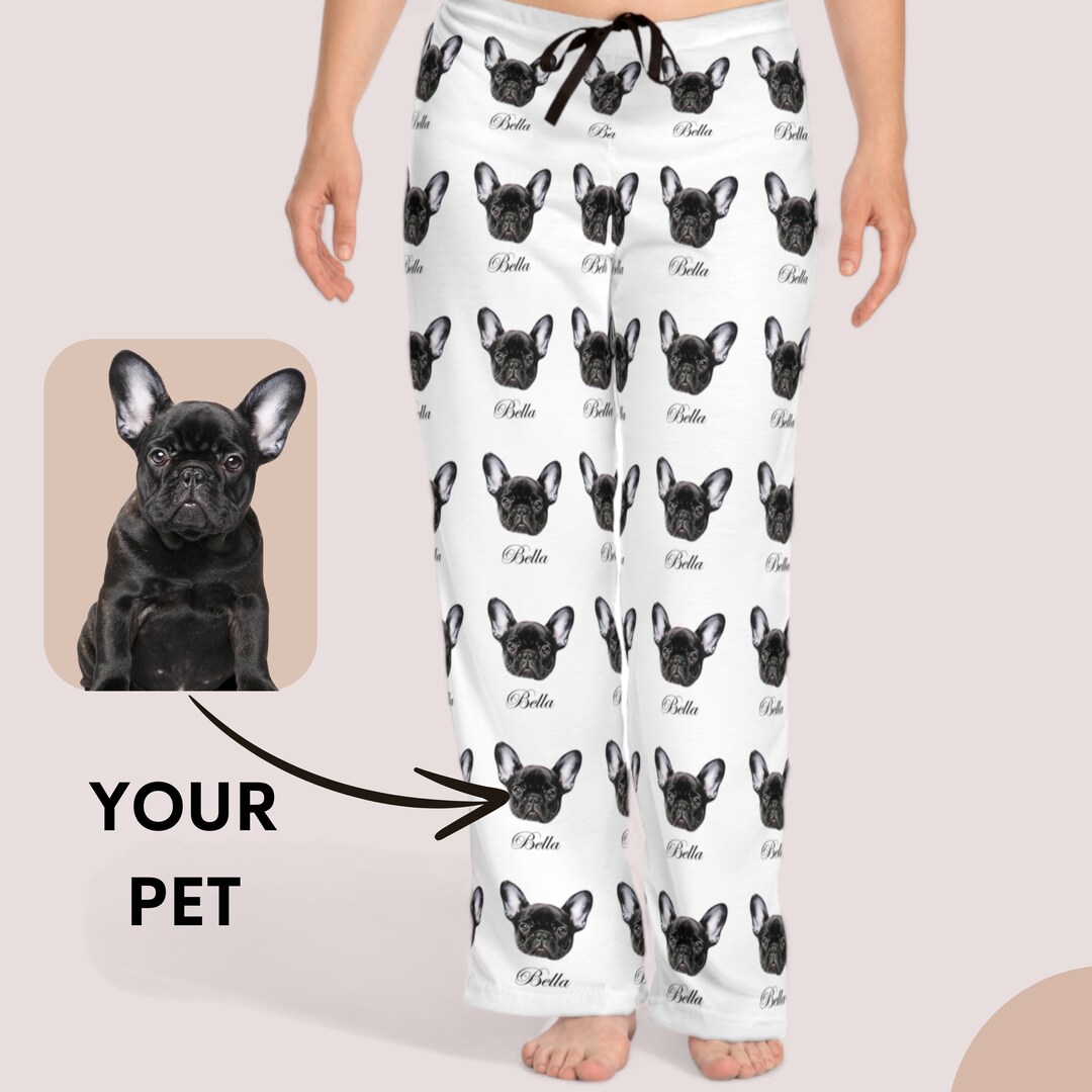 Custom Pet Pajamas Using Pet Photo + Name Custom Dog Photo Pajamas ...