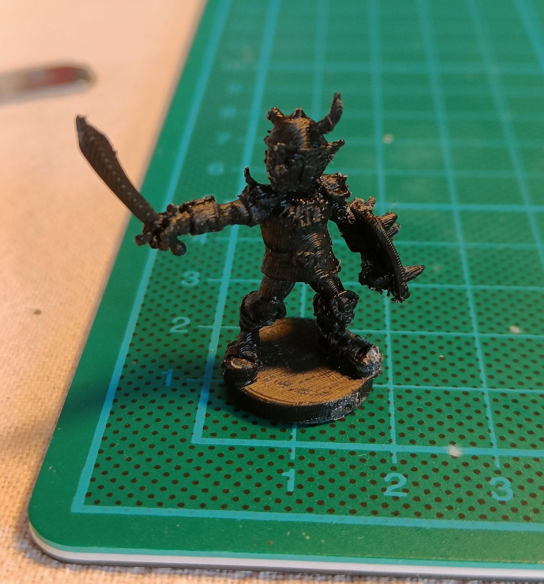 Goblin Chief Miniature FDM 3-D Printed - Etsy