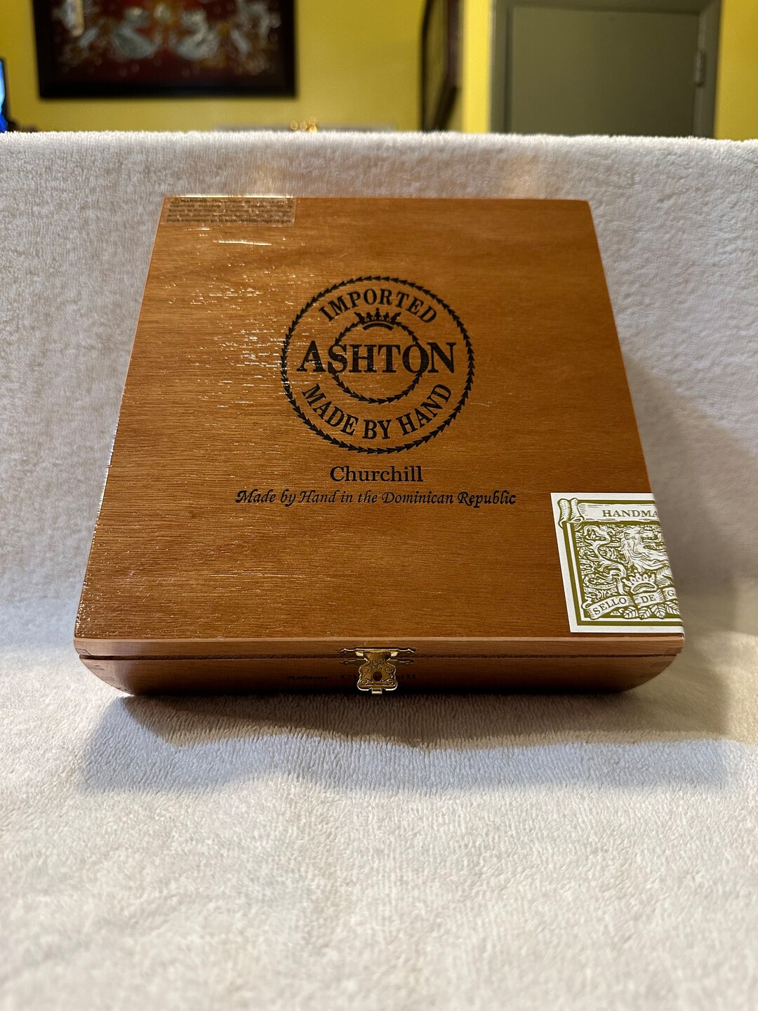 Vintage Ashton Cigar Box - Etsy