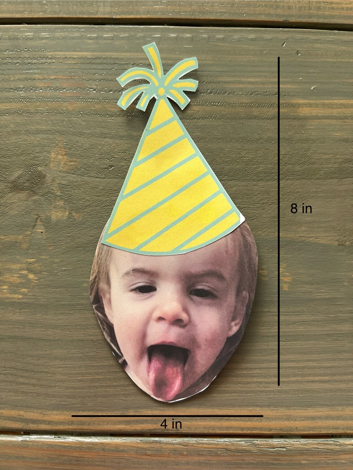 Custom Party Hat Faces, Party Hat, Face Banner, Party Hat Face Decor ...