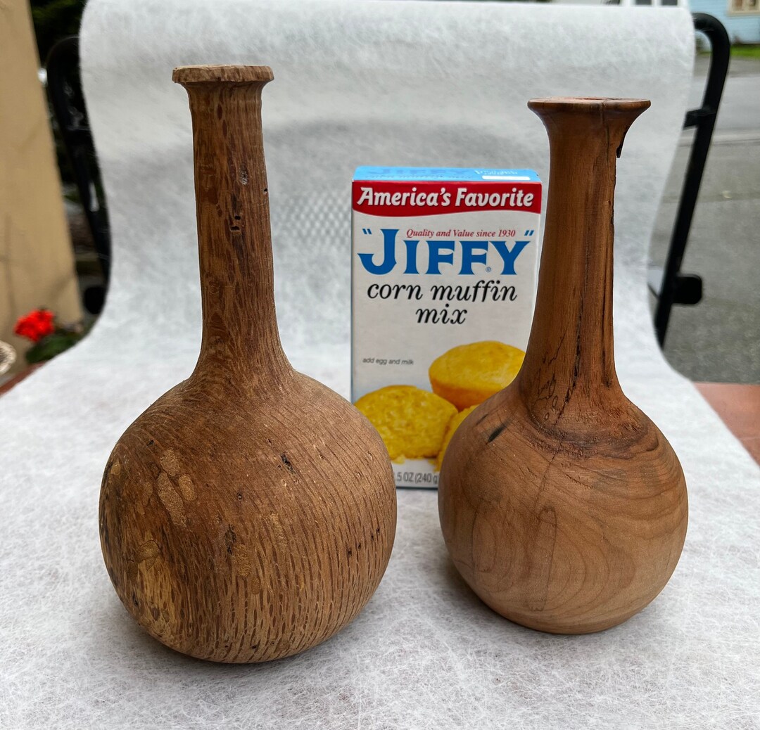 Set of Two Twig Pots/vases, Grainy, Rustic, Charming, Handmade Original ...