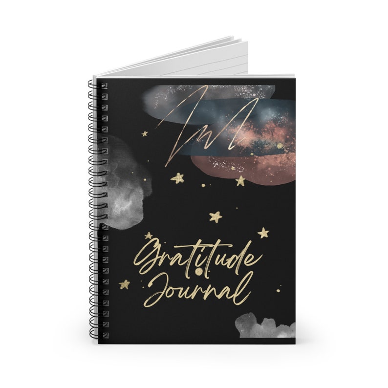 Gratitude Journal Undated Spiral Notebook - Ruled Line - Etsy