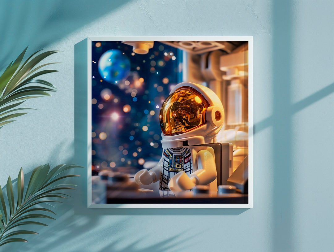 Spaceman Printable Poster - Instant Digital Art Download for Wall Decor ...