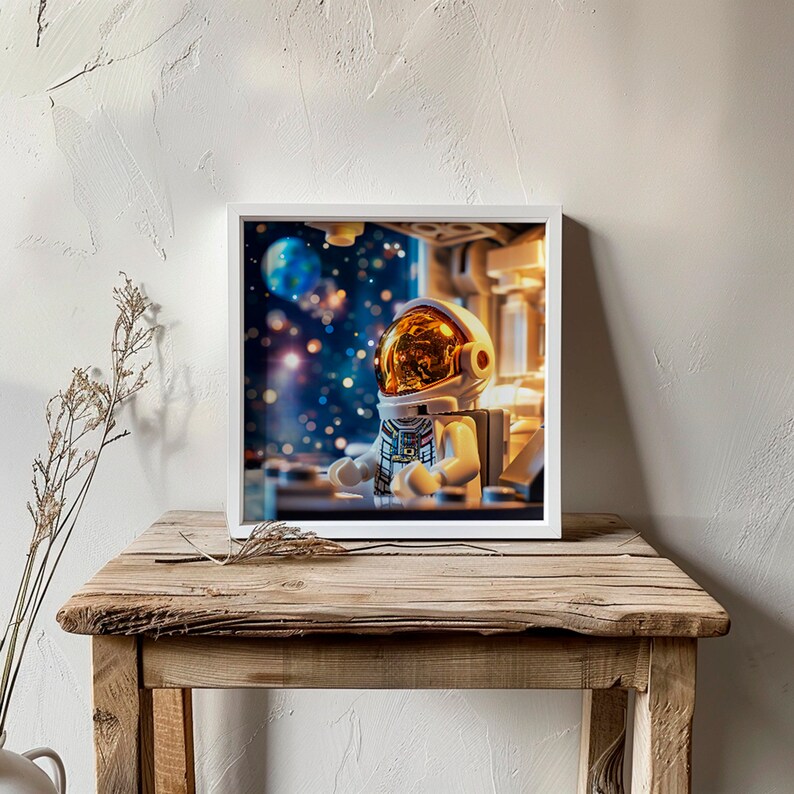 Spaceman Printable Poster Instant Digital Art Download for Wall Decor ...