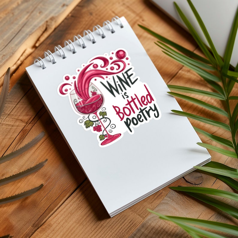 Wine Sticker Design Bundle: Svg, Png, Jpg, Pdf Format - Etsy