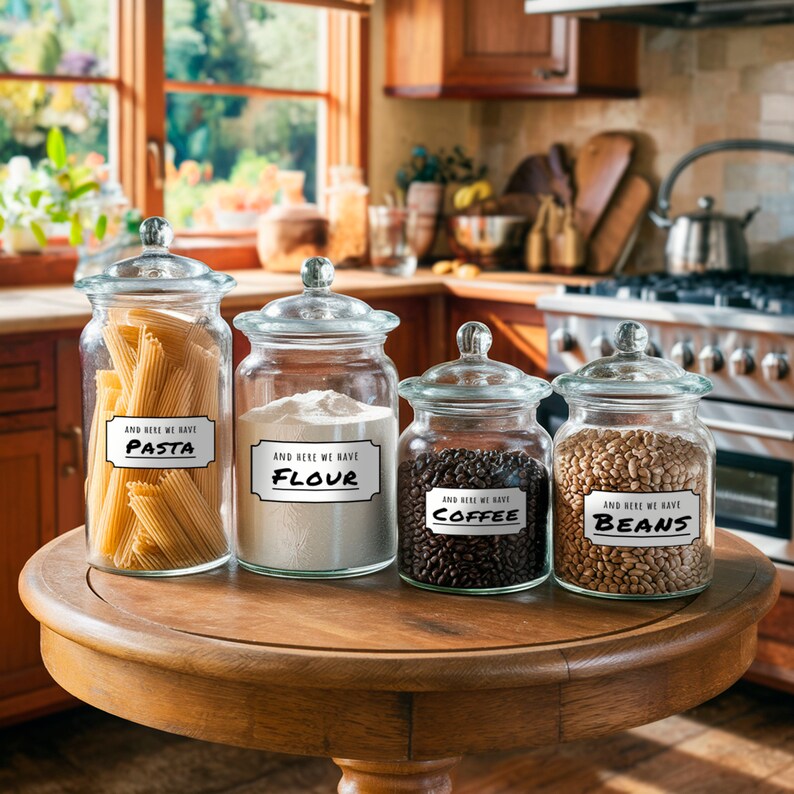 Printable Kitchen Pantry Labels Clipart - Instant Download - Etsy