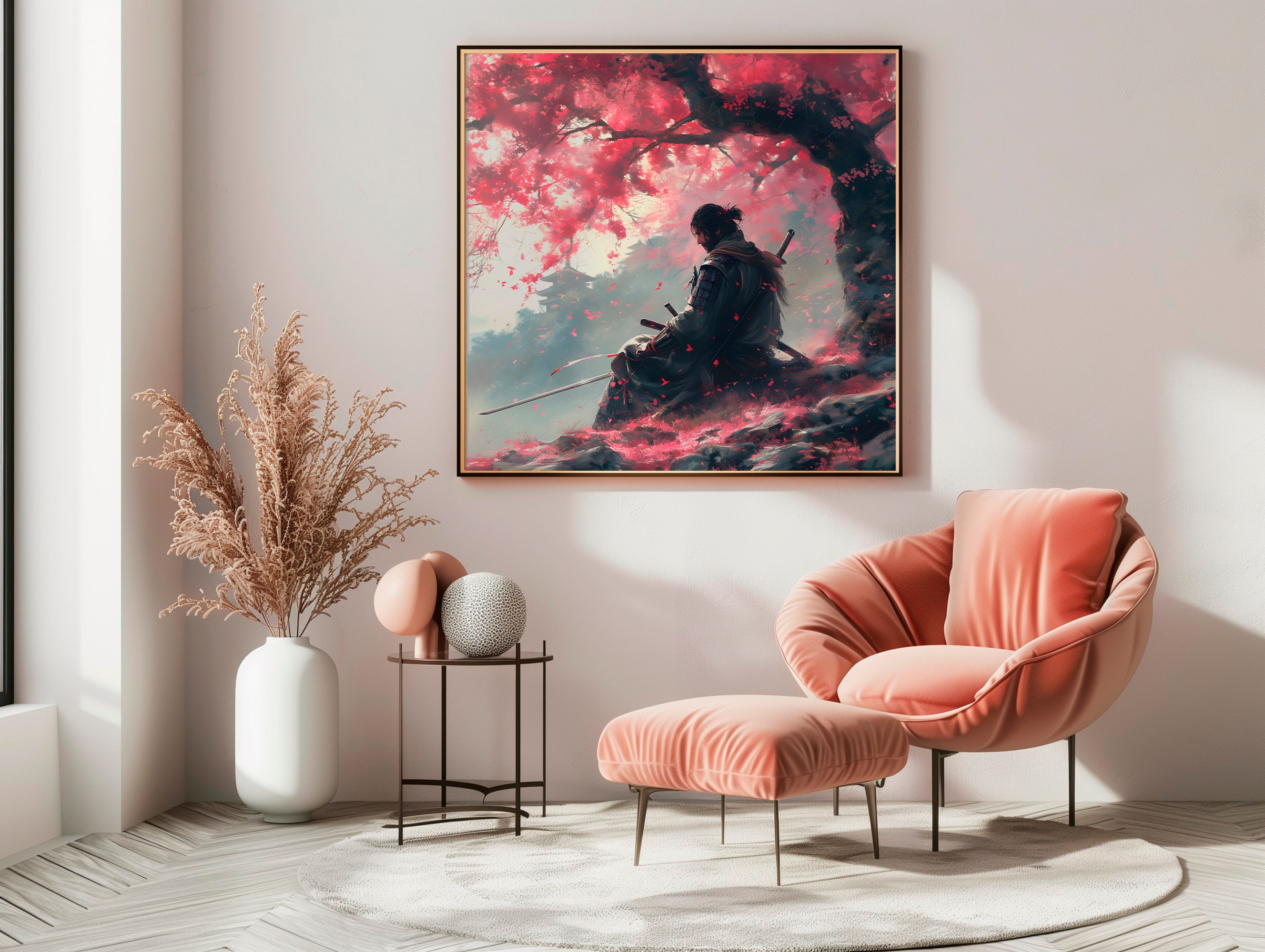 Ronin Digital Art: Printable Japan Samurai Decor, Instant Download ...