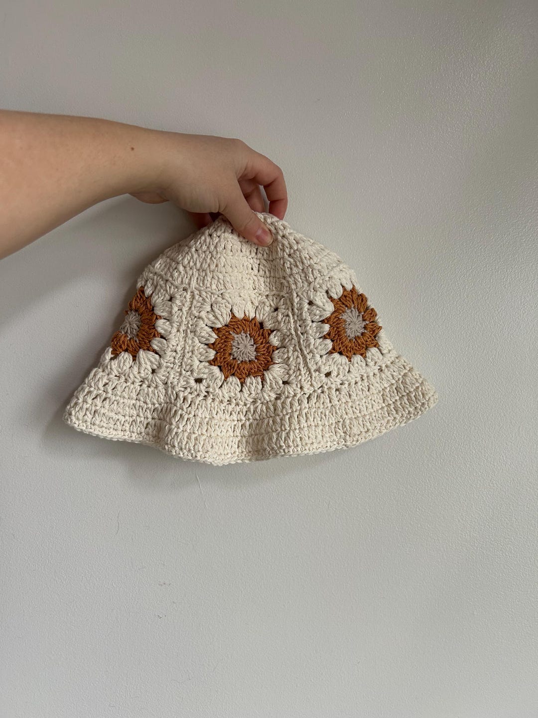 Handmade Granny Square Bucket Hat - Etsy