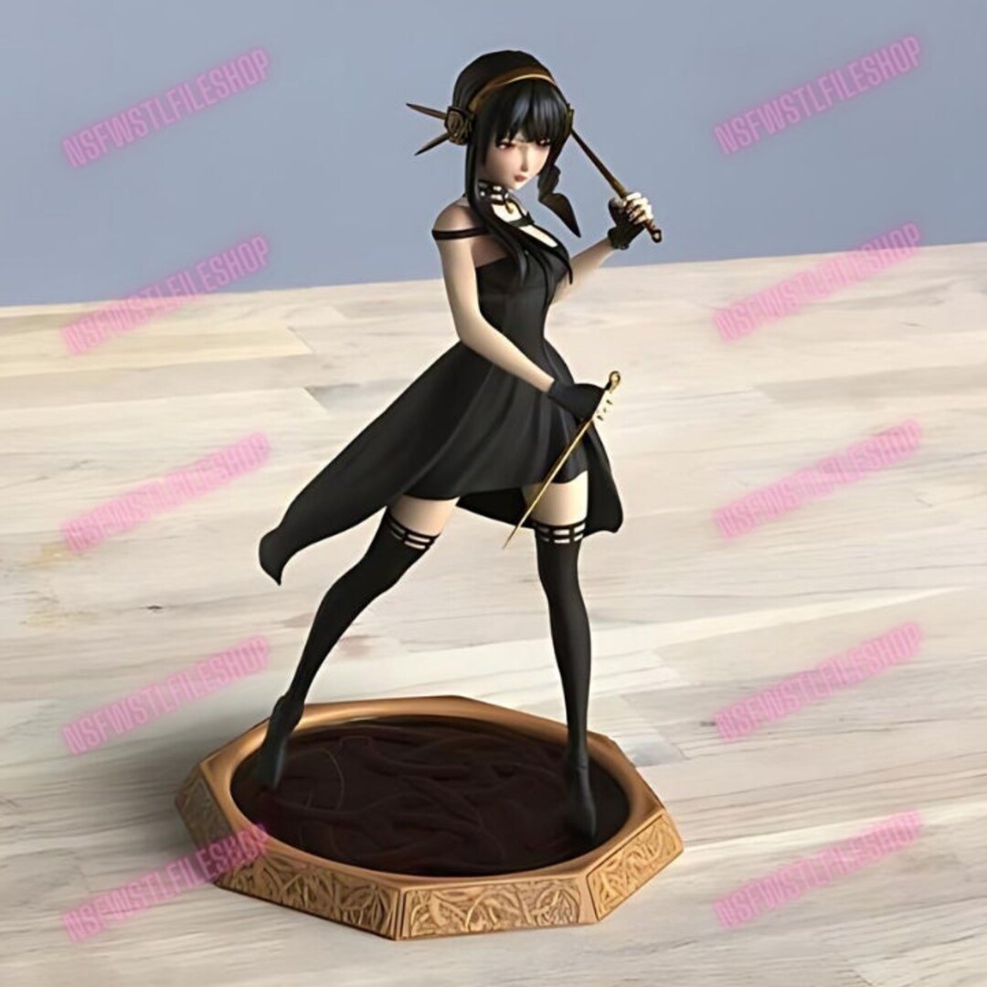 Spyxfamily Yor Forger Sfw Anime Girl STL File Cute Girl STL Game Fan ...