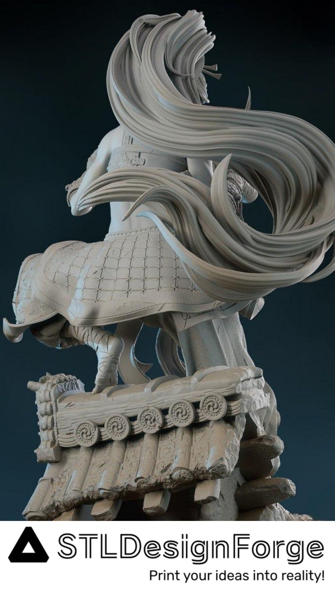 Assassins and Extras Sfw File Anime Girl STL File Cute Girl STL Game ...