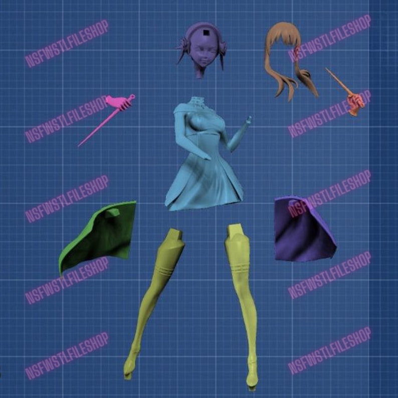 Spyxfamily Yor Forger Sfw Anime Girl STL File Cute Girl STL Game Fan ...